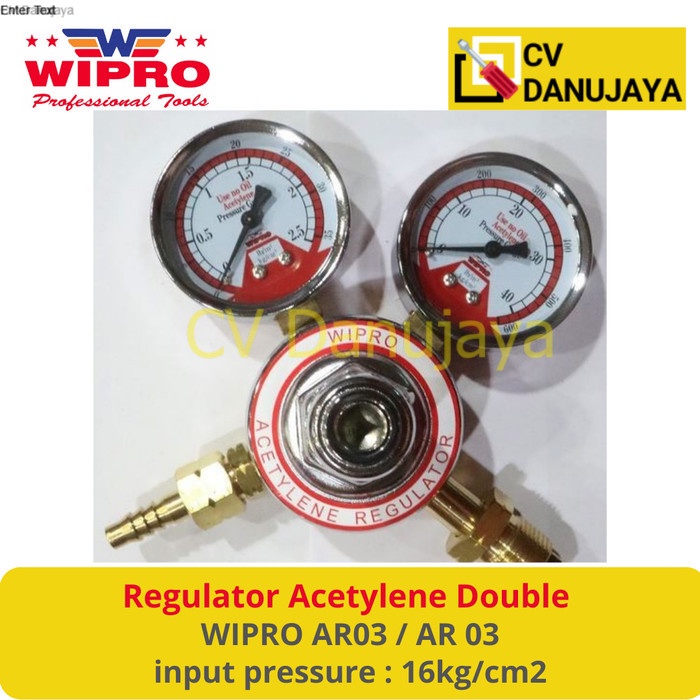 Jual Regulator Acetylene Double WIPRO AR03 / AR 03 | Shopee Indonesia