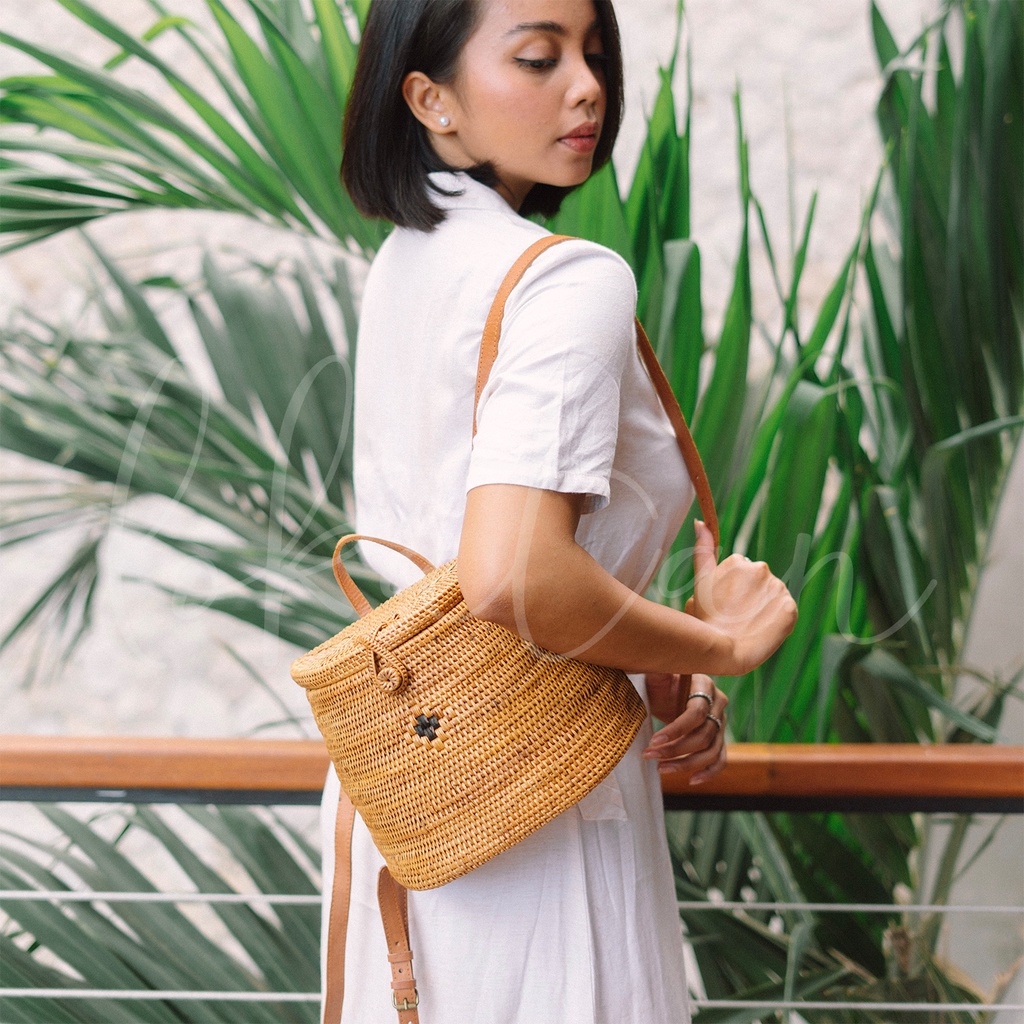 Jual KAMPE - Tas Anyaman Rotan Bali | Rattan Bag | Tas Pantai | Tas ...
