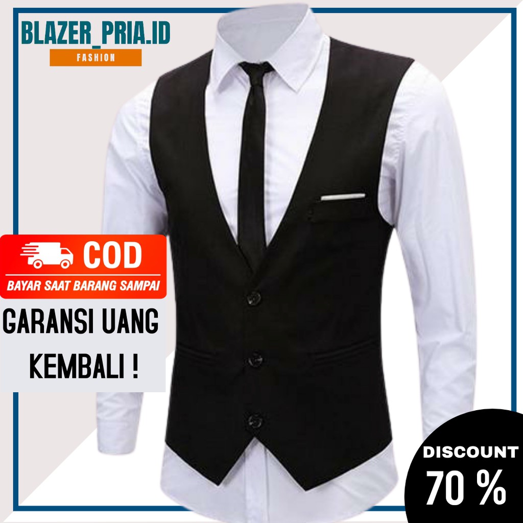 Jual ROMPI PRIA VEST PRIA ROMPI JAS PRIA | Shopee Indonesia