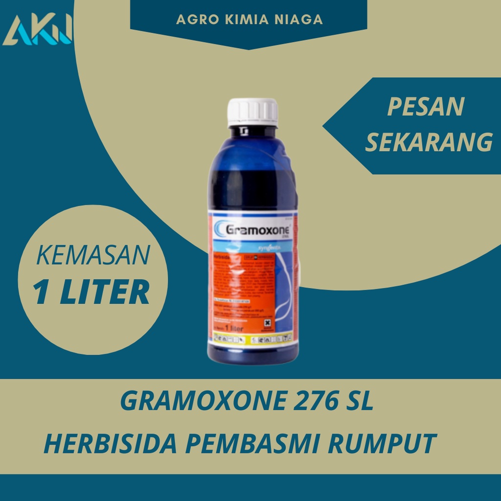 Jual Obat Rumput Herbisida Pembasmi Gulma Gramoxone 276 SL 1 Liter ...