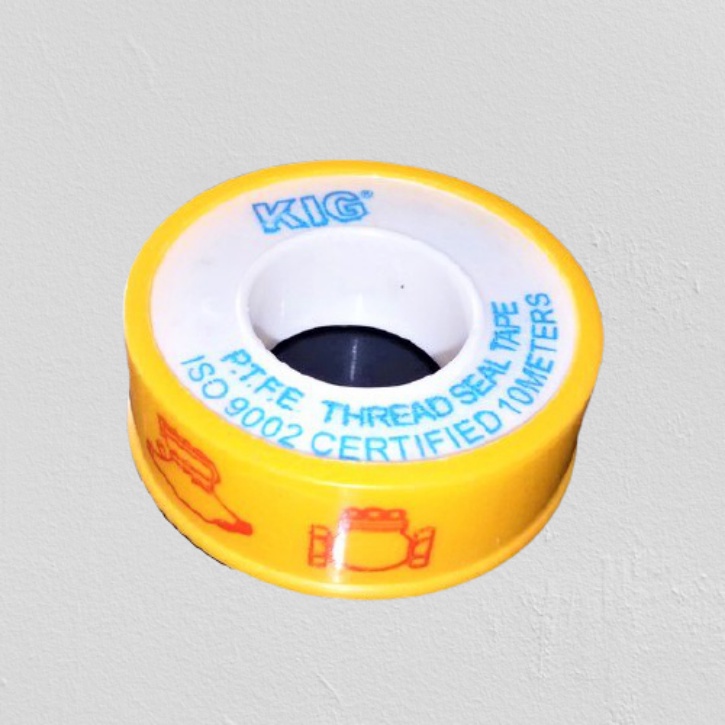 Jual Selotip Seal Tape Kran Pipa Air Merek KIG Panjang 10meter | Shopee ...