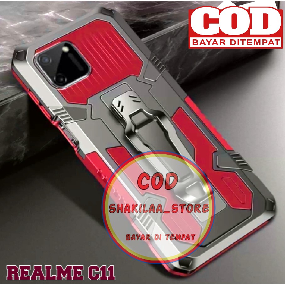 Jual CASE HP TIPE REALME C11 CASING STANDING BACK KLIP HARD CASE HP ...
