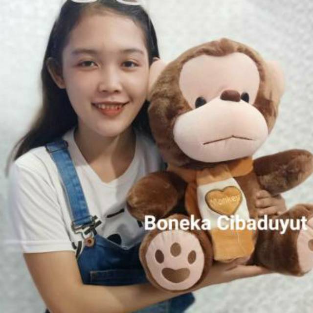 Jual Boneka Monyet Lucu Monkey Bahan Lembut | Shopee Indonesia