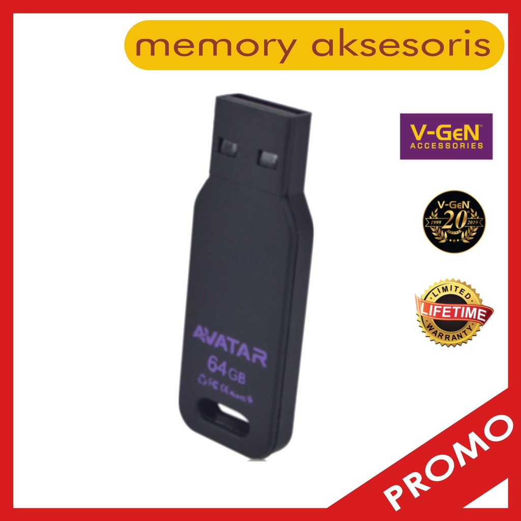 Jual USB Flashdisk AVATAR 8gb 16gb 32gb 64gb Water Proof V-GeN Flash ...