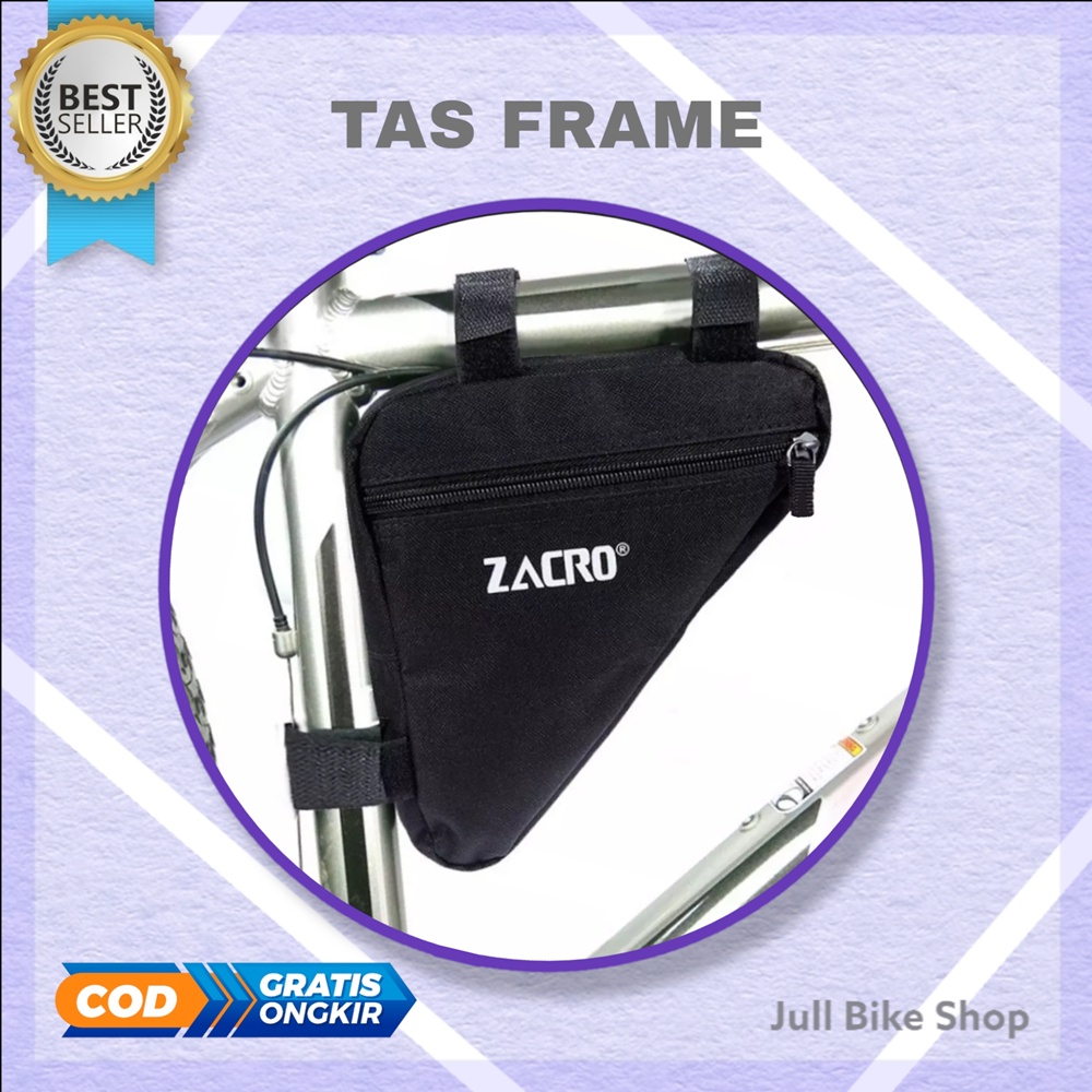 Jual Tas sepeda lipat mtb fixie mini zacro segitiga bag barang hp ...