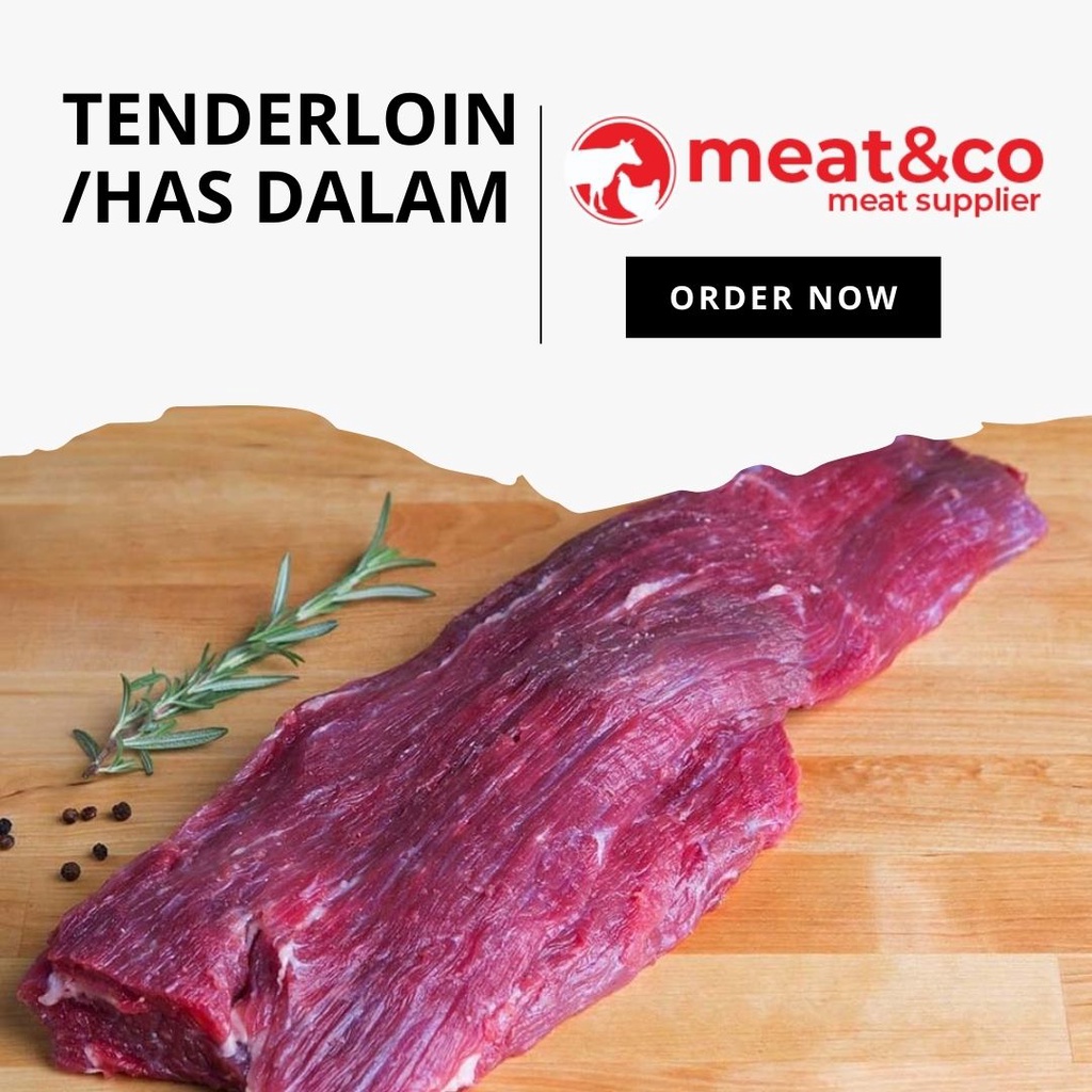 Jual Daging Sapi Tenderloin / Has Dalam Premium Quality Pack 500 gr ...