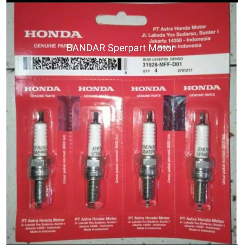 Jual BUSI motor U24EPR9 Denso untuk Beat KARBU original AHM | Shopee ...