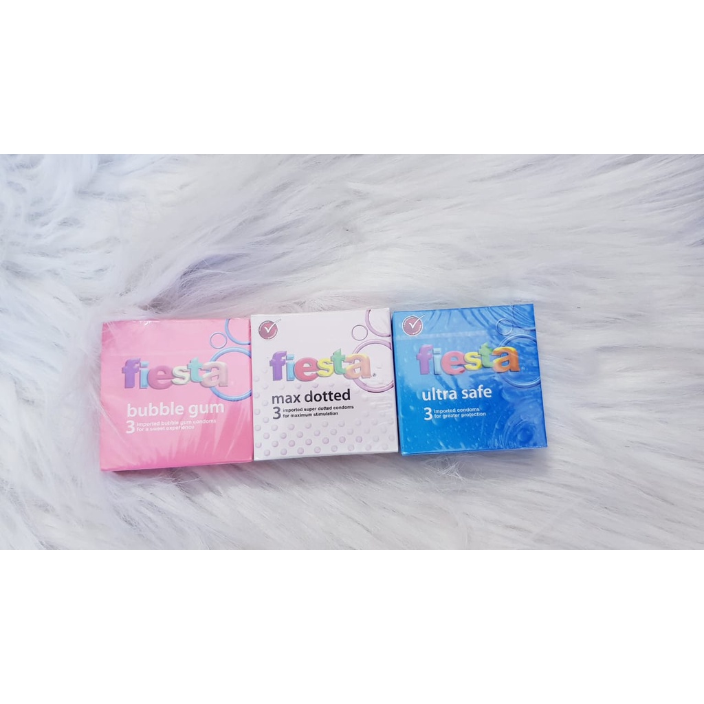 Jual FIESTA ULTRA SAFE, MAX DOTTED, BUBBLE GUM | Shopee Indonesia