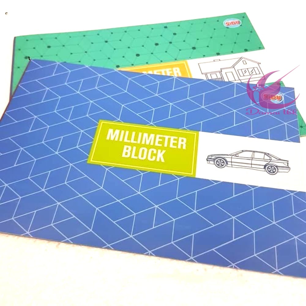 Jual SIDU Millimetre Block F4 Buku Milimeter Blok Folio Sinar Dunia ...