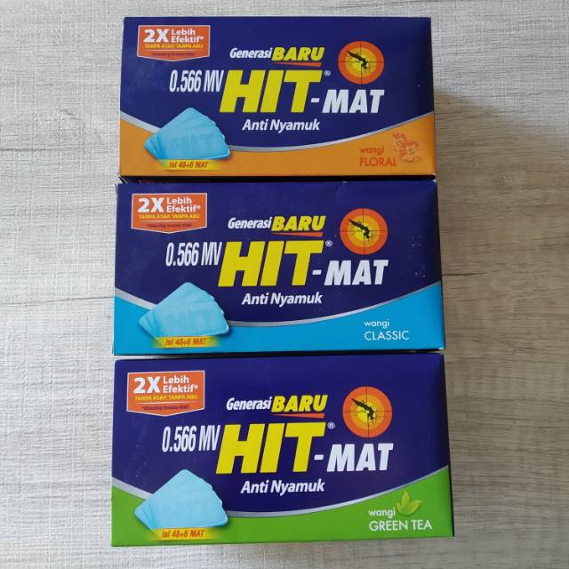 Jual Obat Nyamuk Hit Elektrik/ Hit Mat Refill 48+6s | Shopee Indonesia