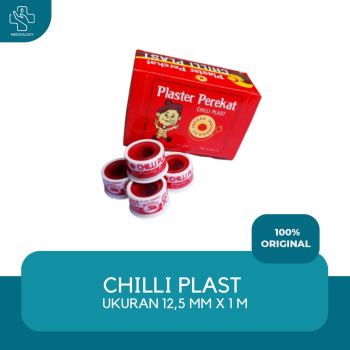 Jual Chilli Plast plester luka 12,5 mm X 1 m | Shopee Indonesia