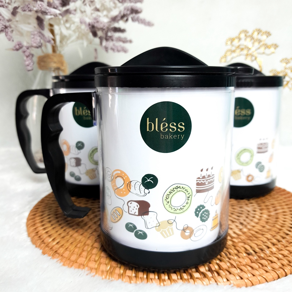 Jual Cangkir Custom Insert Paper Merchandise Souvenir Perusahaan Custom ...