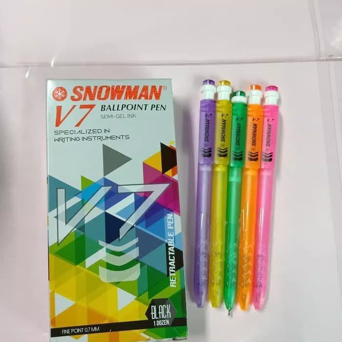 Jual PULPEN SNOWMAN V7 (12 PCS) | Shopee Indonesia