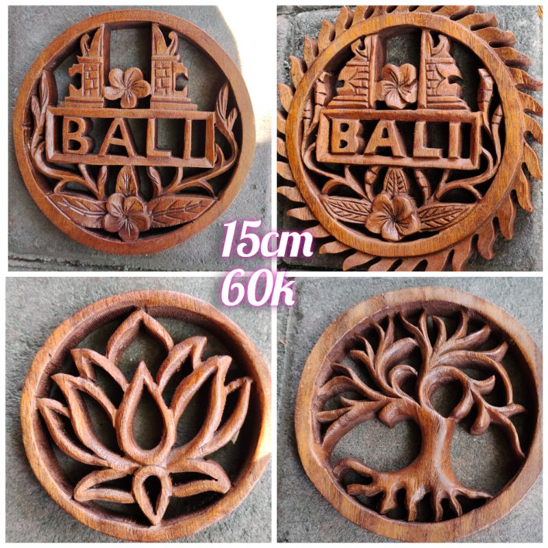 Jual UKIRAN KAYU BALI, HIASAN DINDING | Shopee Indonesia