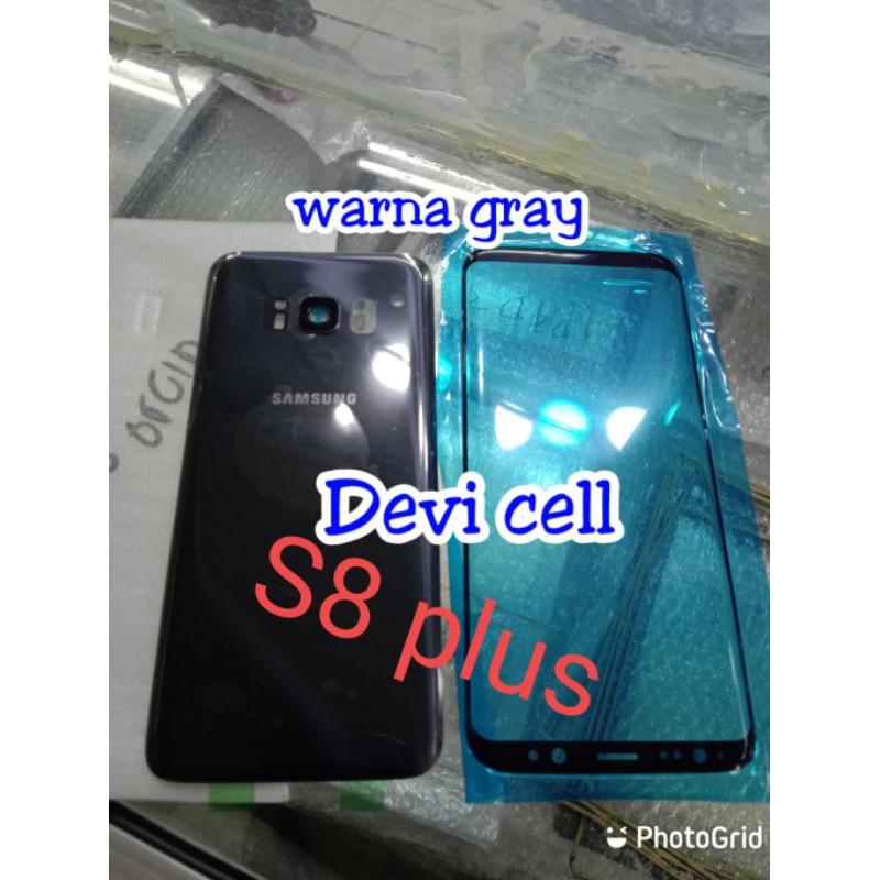 Jual KACA LCD KACA DEPAN DAN BACKDOOR BACK DOOR SAMSUNG S8+ plus G955 ORIGINAL ada ring KAMERA ...