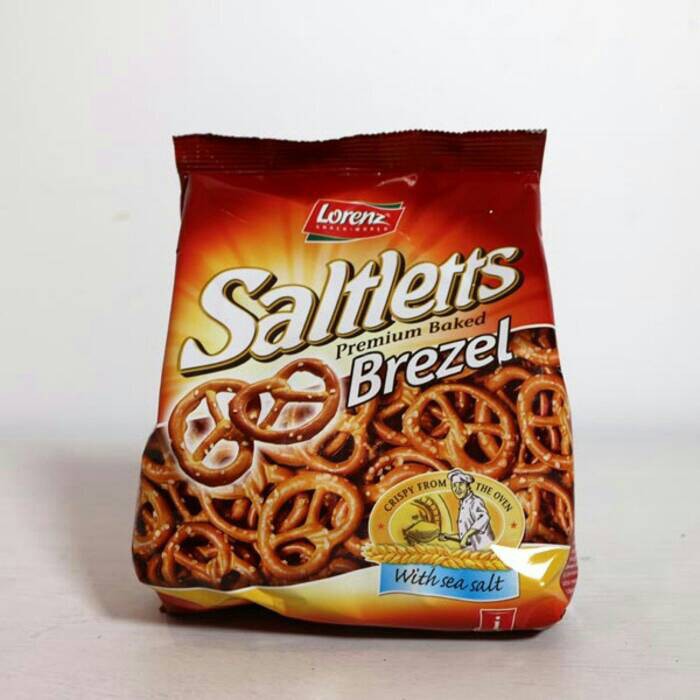 Jual Lorenz Saltletts Premium Baked Brezel with Sea Salt Snack Germany ...