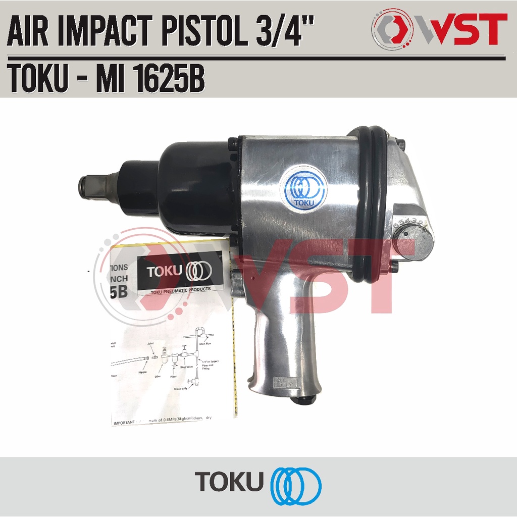 Jual Air Impact Wrench 3/4Inch TOKU MI-1625B model Pistol / Air Impek | Shopee Indonesia