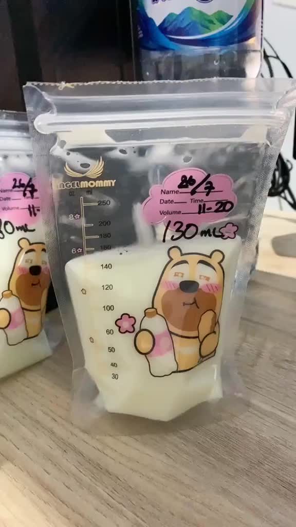 Jual 90PCS 150ml Kantong ASI Breast Milk Plastik Asi Double Lock Asi ...