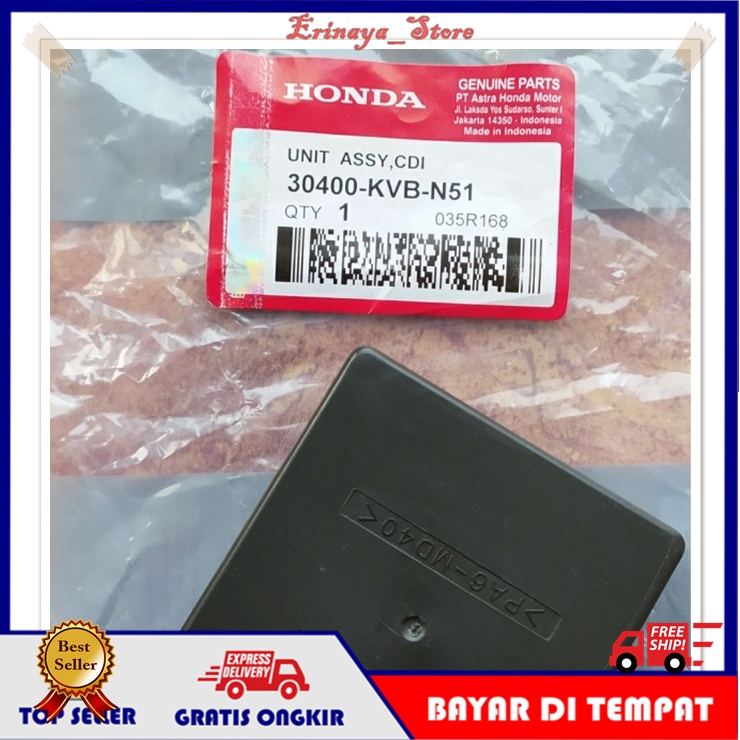 Jual ORIGINAL AHM CDI ECU Unit Assy Motor Honda Beat Vario 110 CW Spacy ...