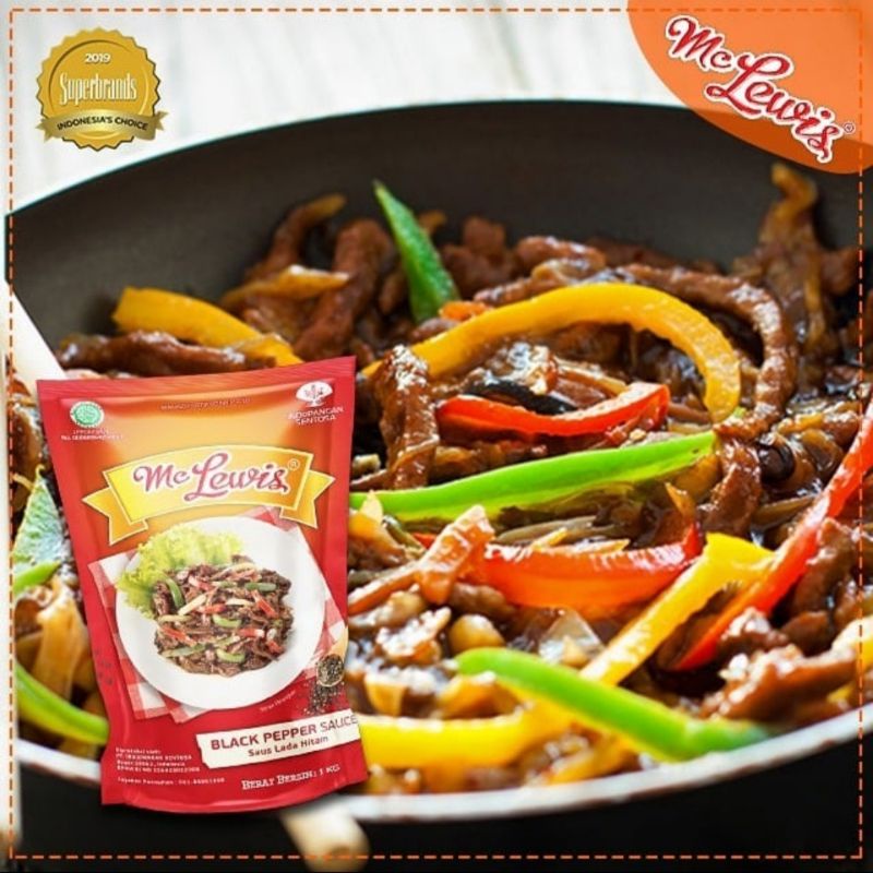 Jual Mc Lewis Blackpepper Sauce 310gr / Black Pepper | Shopee Indonesia