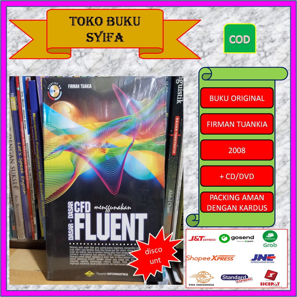 Jual DASAR DASAR CFD MENGGUNAKAN FLUENT plus CD | Shopee Indonesia