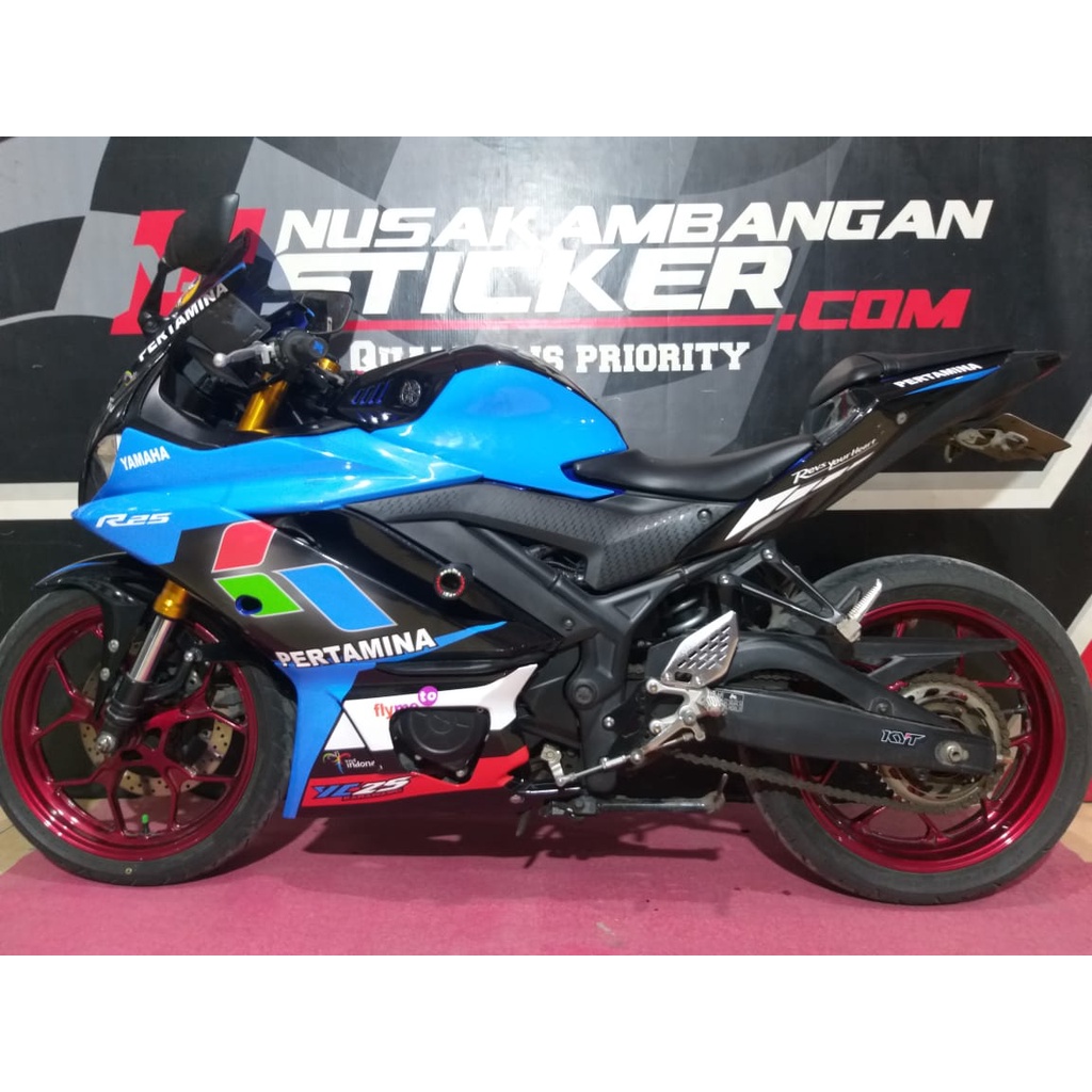 Jual Stiker R25 PERTAMINA BIRU | Shopee Indonesia