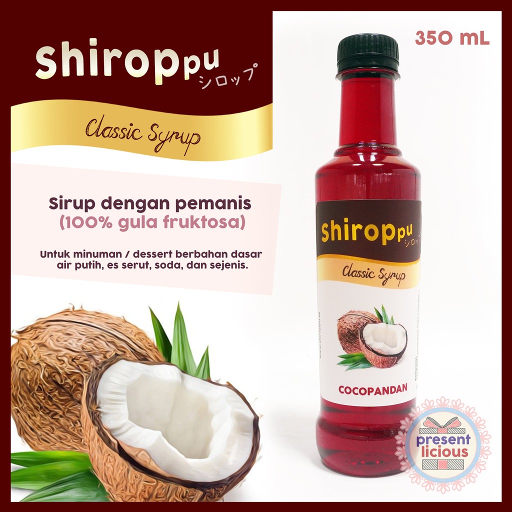 Jual Cocopandan | Shiroppu Classic Syrup 350 mL | Sirup Manis Coco ...