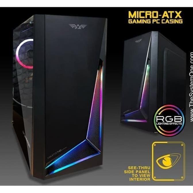 Jual Casing Armageddon Nimitz N5 Aurora - Micro ATX - Black Edition ...