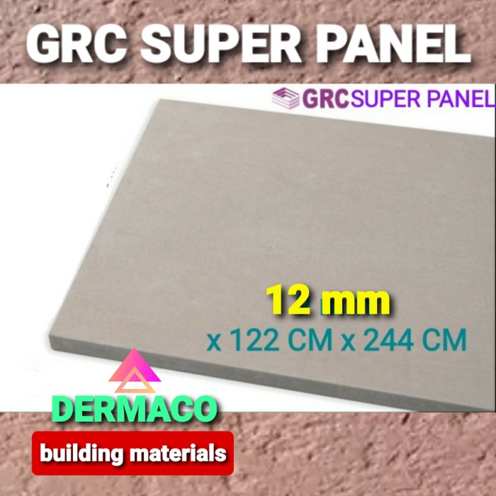 Jual GRC SUPER PANEL 12 mm / SUPER PANEL GRC 122 CM x 244 CM / SUPER FLOOR | Shopee Indonesia