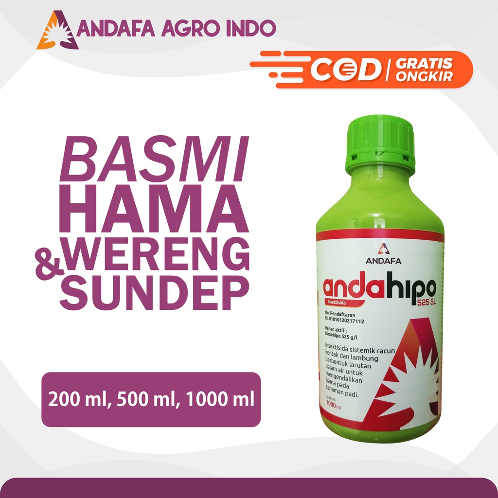 Jual AndaHipo Insektisida Obat Hama Wereng Padi Paling Ampuh Obat Padi ...