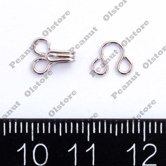 Jual ( 12 pasang ) Hak kait pengait kaitan hook Bra / BH | Shopee Indonesia