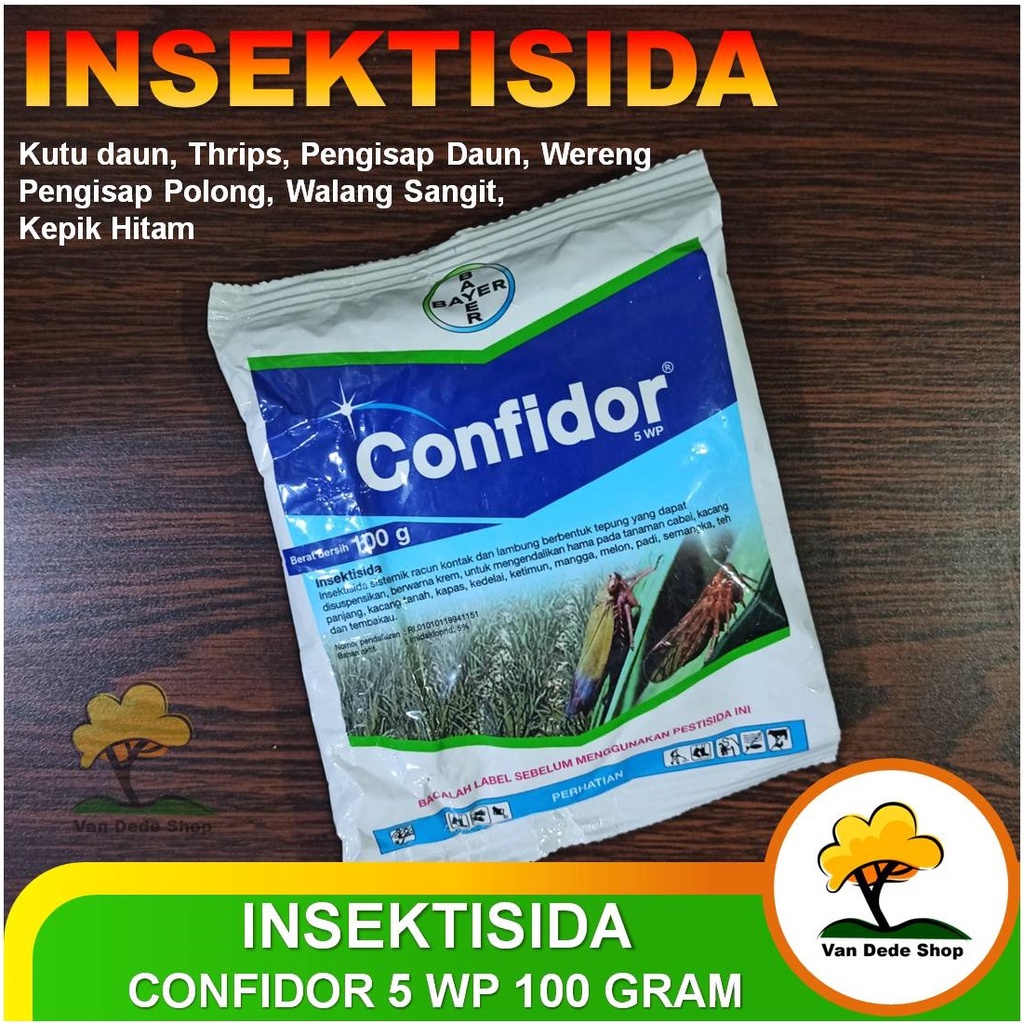 Jual INSEKTISIDA SISTEMIK CONFIDOR IMIDAKLOPRID KEMASAN 100 GRAM ...