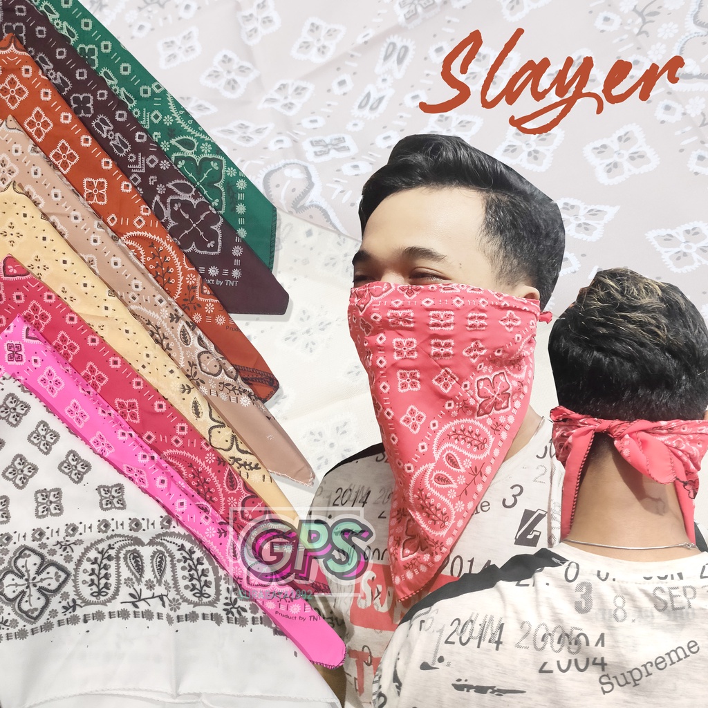 Jual Masker Slayer Bandana Saputangan Motif Batik | Shopee Indonesia