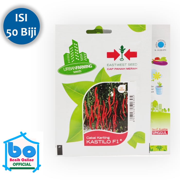 Jual Benih Cabe Keriting KASTILO F1 Cap Panah Merah | Shopee Indonesia