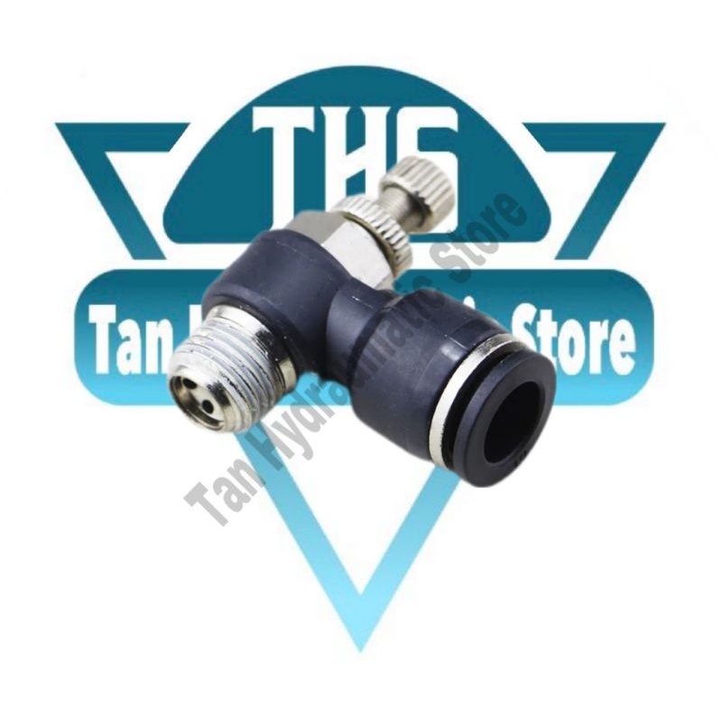 Jual fitting pneumatic speed control uk selang 12mm drat 1/2 KSL 12-04 ...