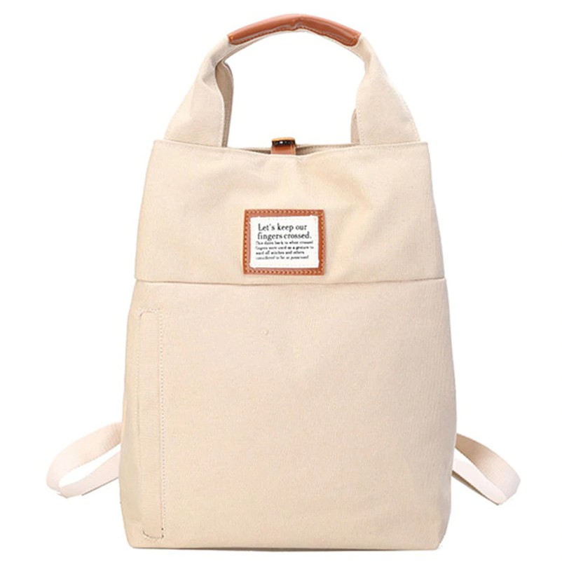 Jual Multifunction Female Canvas Backpacks For Teenage Girls School ...