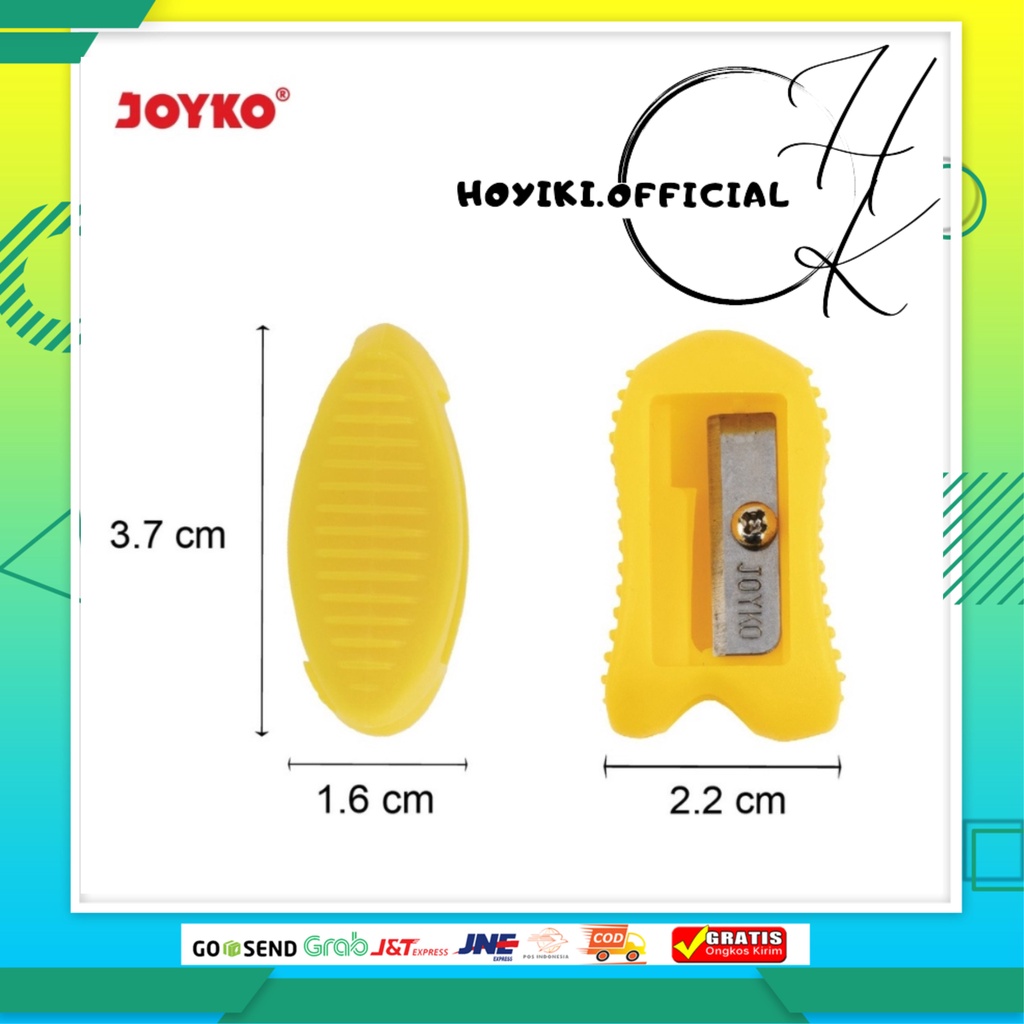 Jual JOYKO Rautan Serutan Sharpener Joyko B-105 Peraut Pensil | Shopee ...