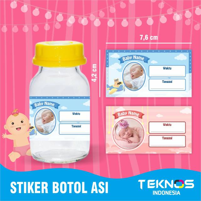Jual STIKER STICKER LABEL BOTOL SUSU ASI BAYI WATERPROOF | Shopee Indonesia