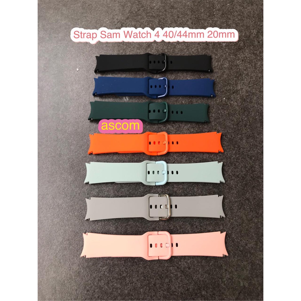 Jual Strap Samsung Galaxy Watch 4 / Watch 5 40mm | 44mm Tali Silicon ...