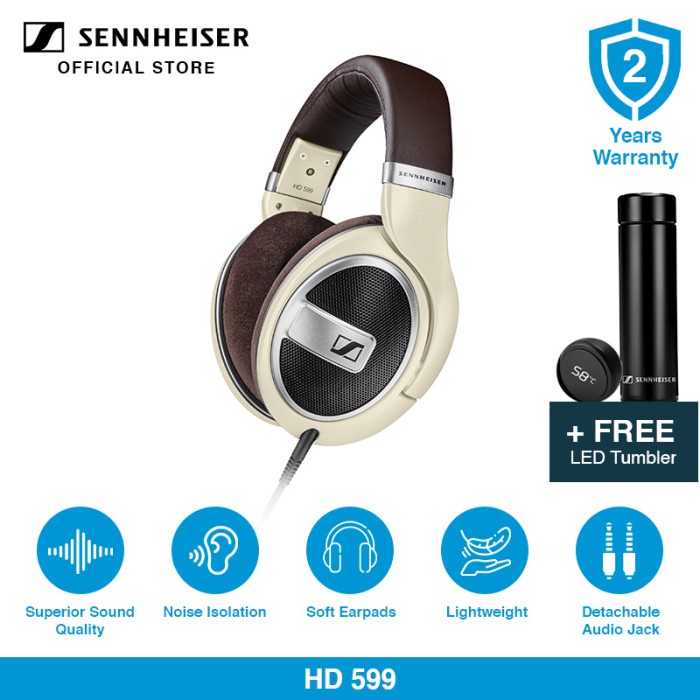 Jual SENNHEISER HD 599 Open HiFi Headphone | Shopee Indonesia
