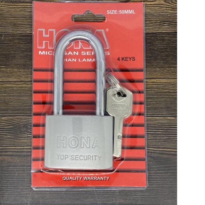 Jual ☋ Gembok Hona / Gembok Murah / Gembok Besi 50mm PANJANG ♚ | Shopee ...