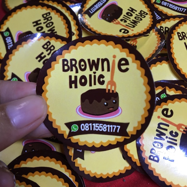 Jual Sticker produk label produk stiker makanan catering | Shopee Indonesia