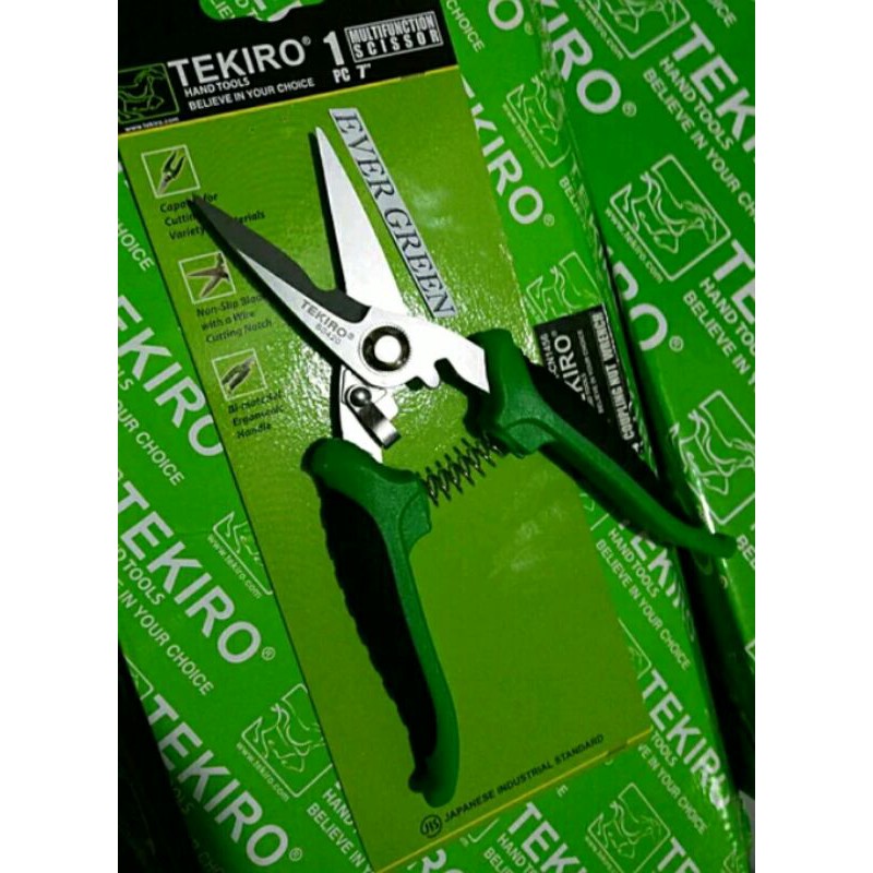 Jual Gunting Stainless Steel TEKIRO 8" Gunting Plat Seng Aluminium ...