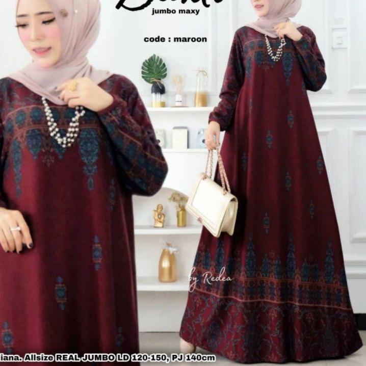 Jual Bagus Banget.. SONGKET DANTI JUMBO MAXY LD120 - 140 GAMIS DENIM ...