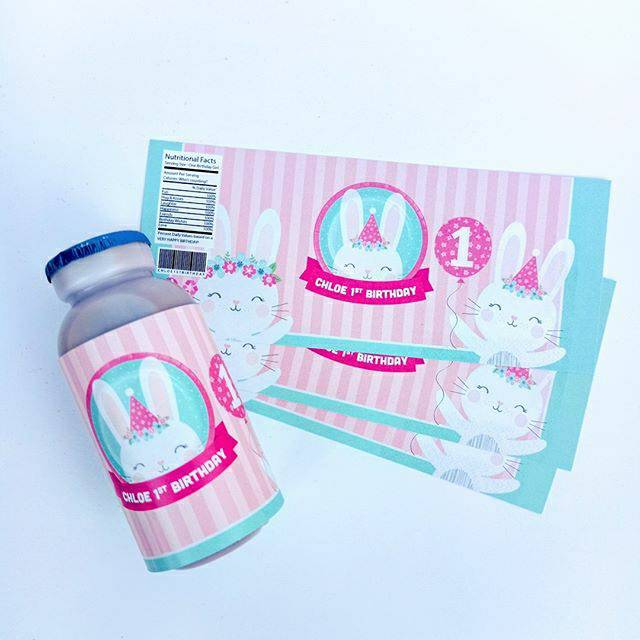 Jual Label Susu Botol Rabbit Pastel (190ml) | Shopee Indonesia