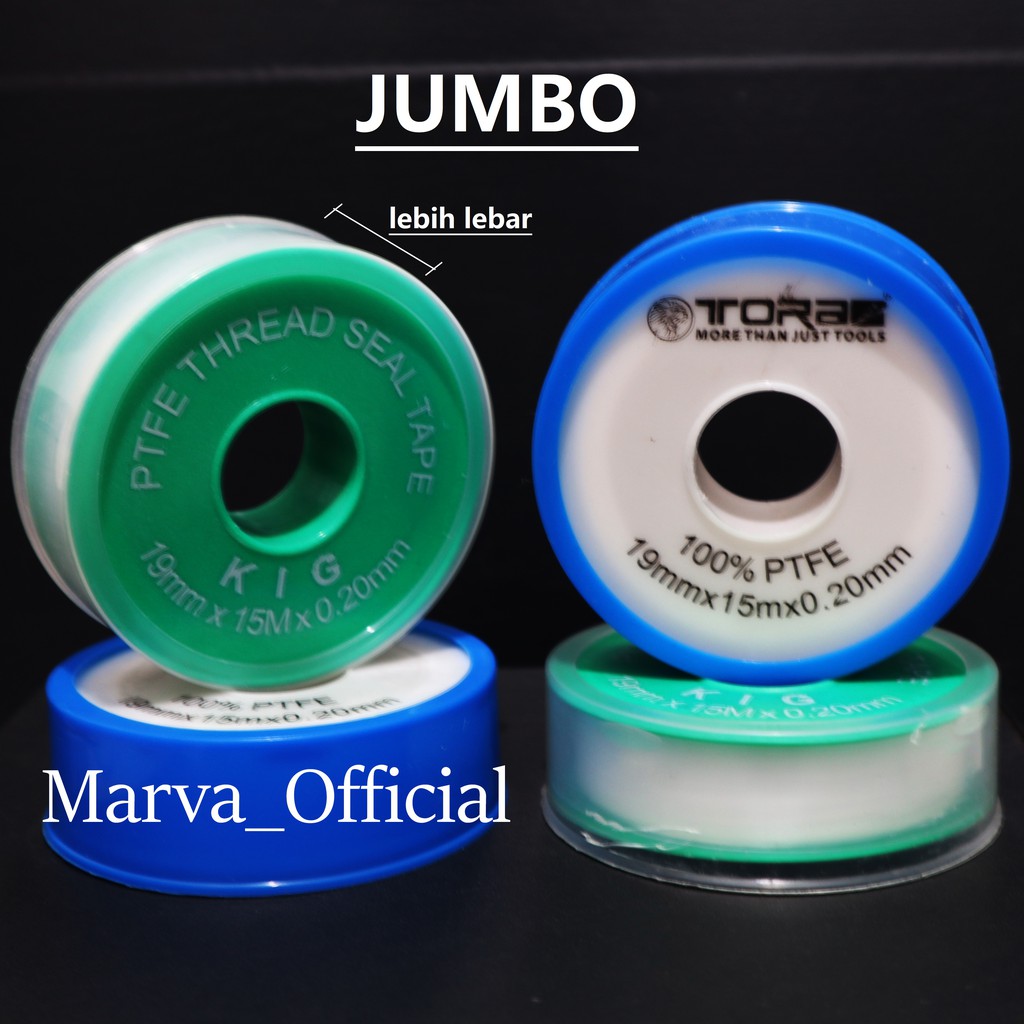 Jual SEAL TAPE JUMBO 15 meter LEBAR 2 cm sealtape seltip isolasi kran ...
