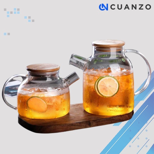 Jual Teko Pitcher Teh Chinese Teapot Maker Glass 1L / Teko Pitcher Teh ...