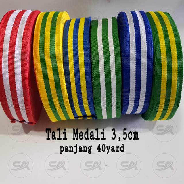 Jual TALI MEDALI 3,5 CM (ROL) / KALUNG MENDALI WISUDA LOMBA WEBBING ...