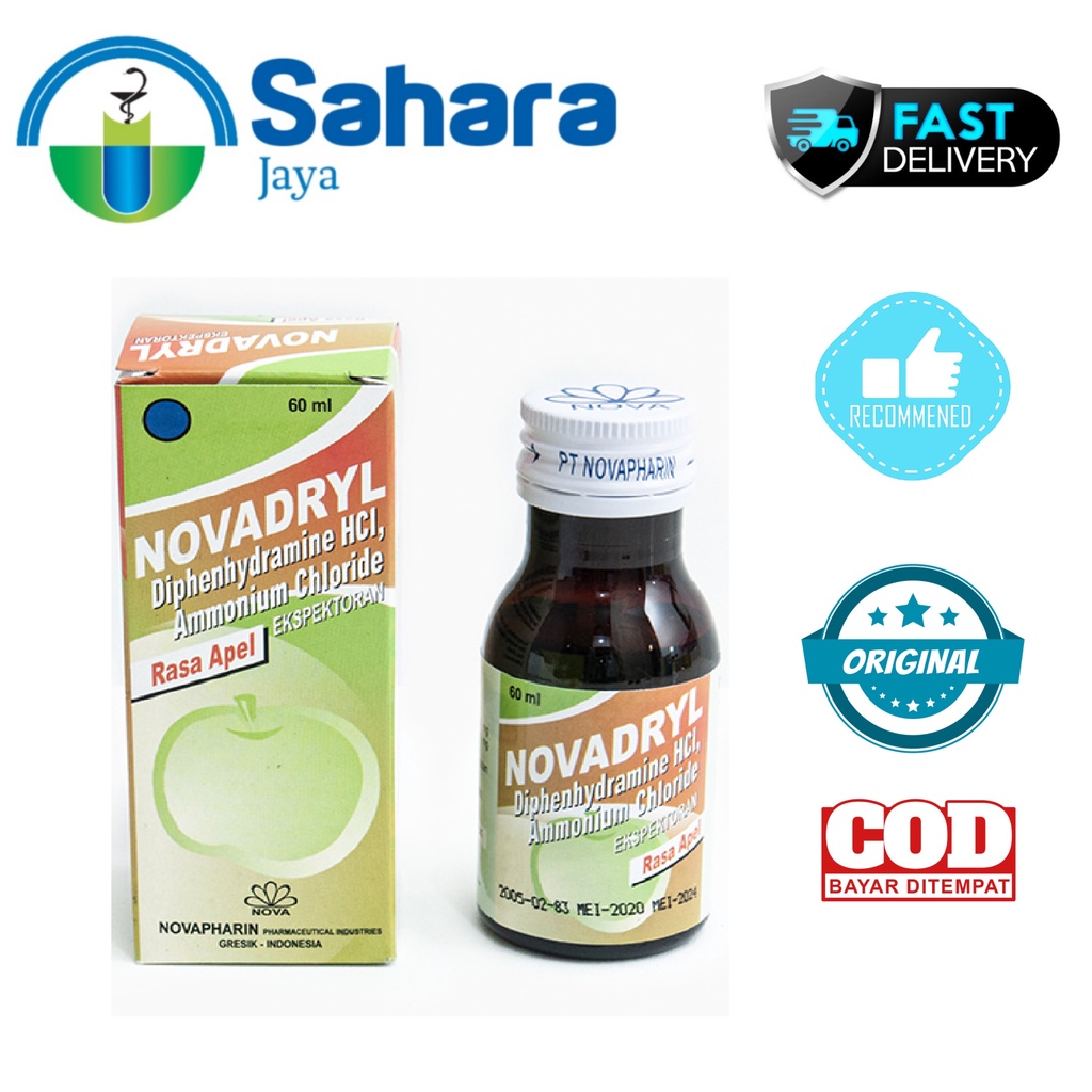 Jual [SJ] NOVADRYL SIRUP 60 ML / NOVADRYL SYRUP | Shopee Indonesia