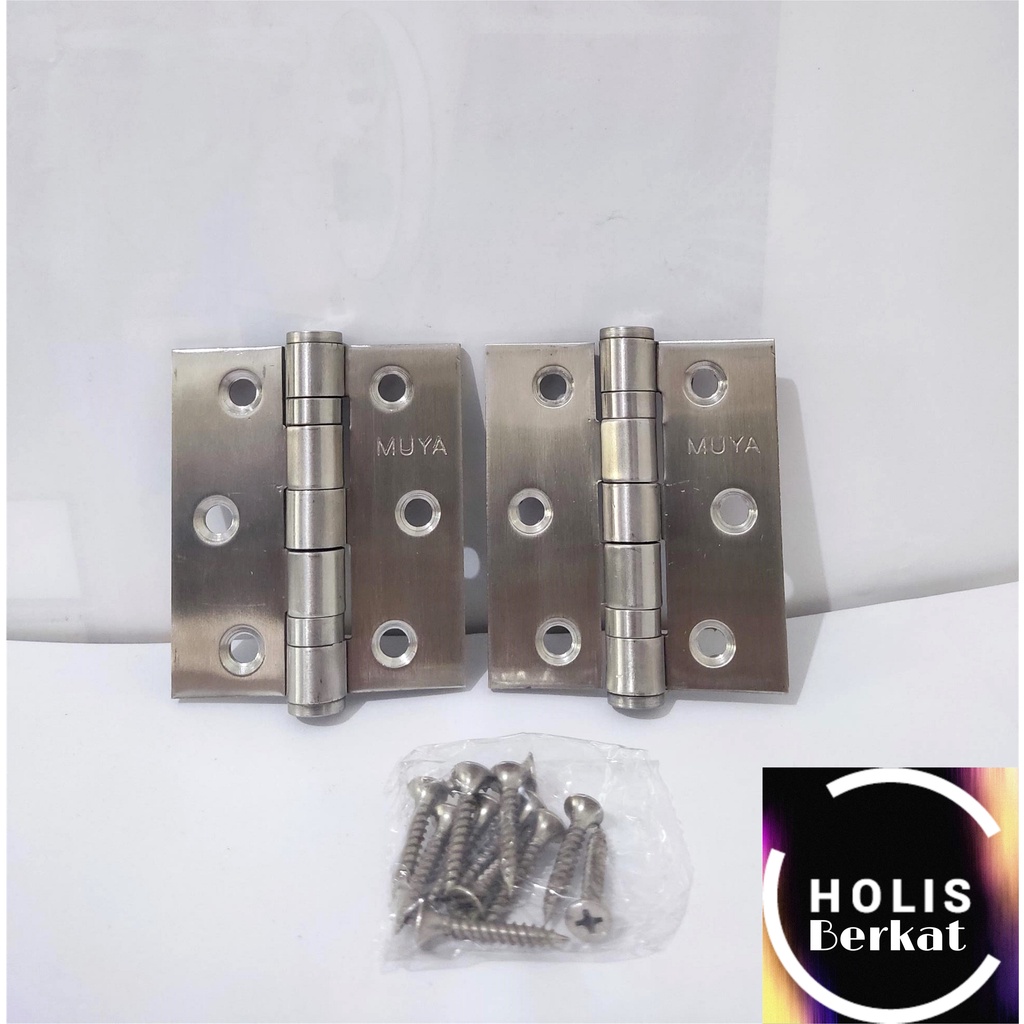 Jual Engsel Jendela Tebal / Engsel Pintu Rumah 3 Inch Stainless / SUS ...